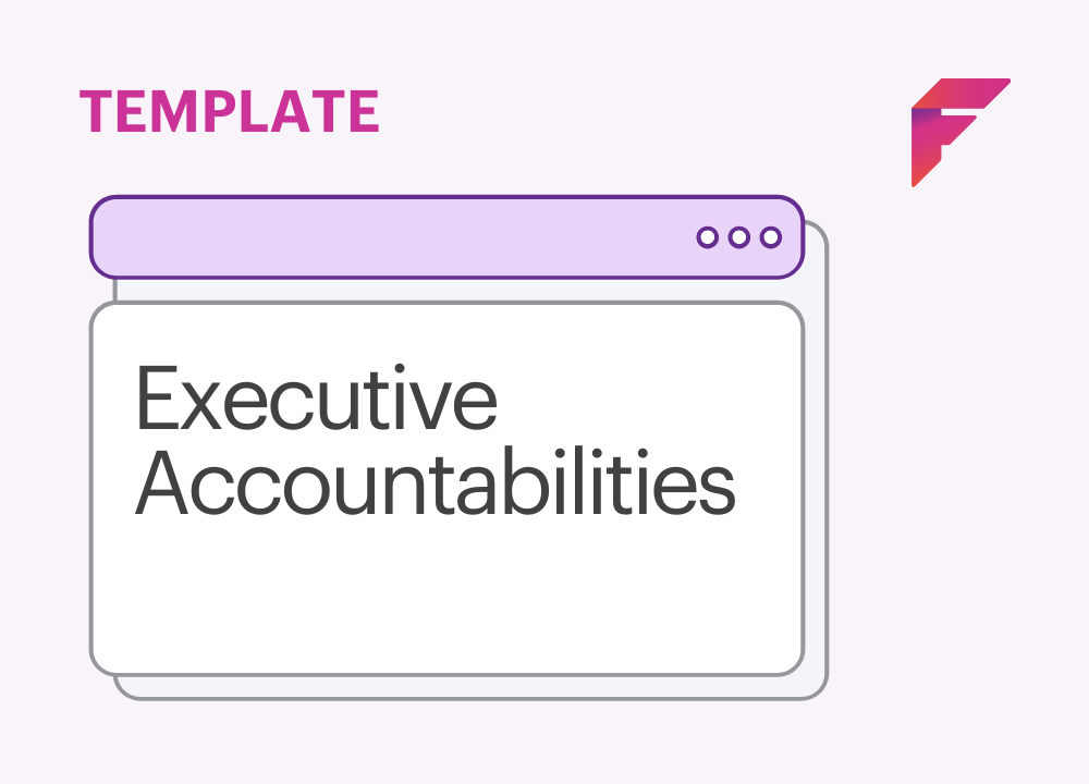 Executive Accountability Template